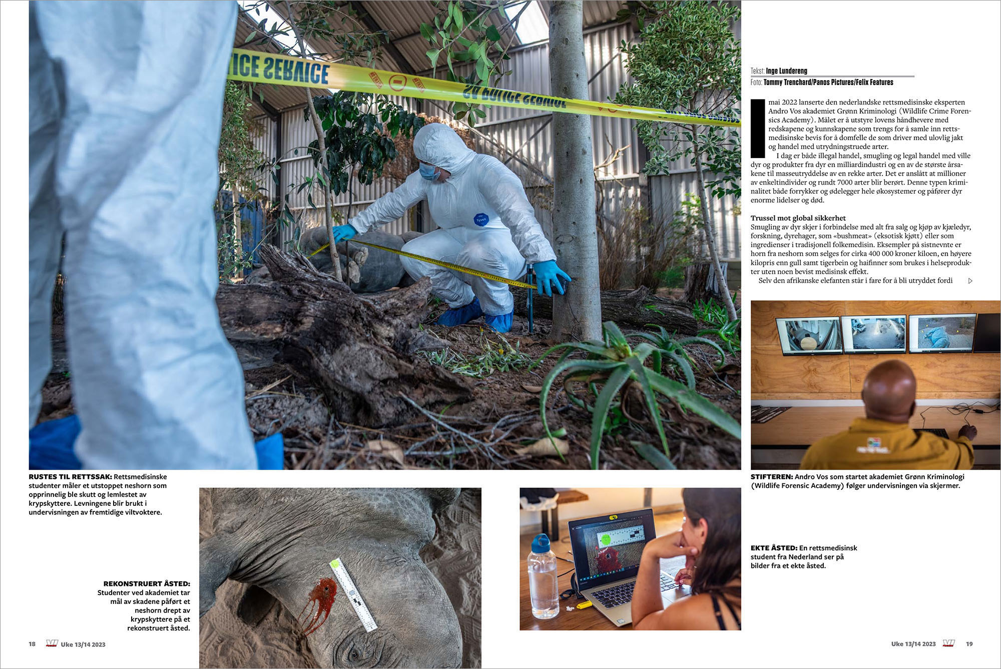 Tommy Trenchard published in Vi Menn magazine — Panos Pictures