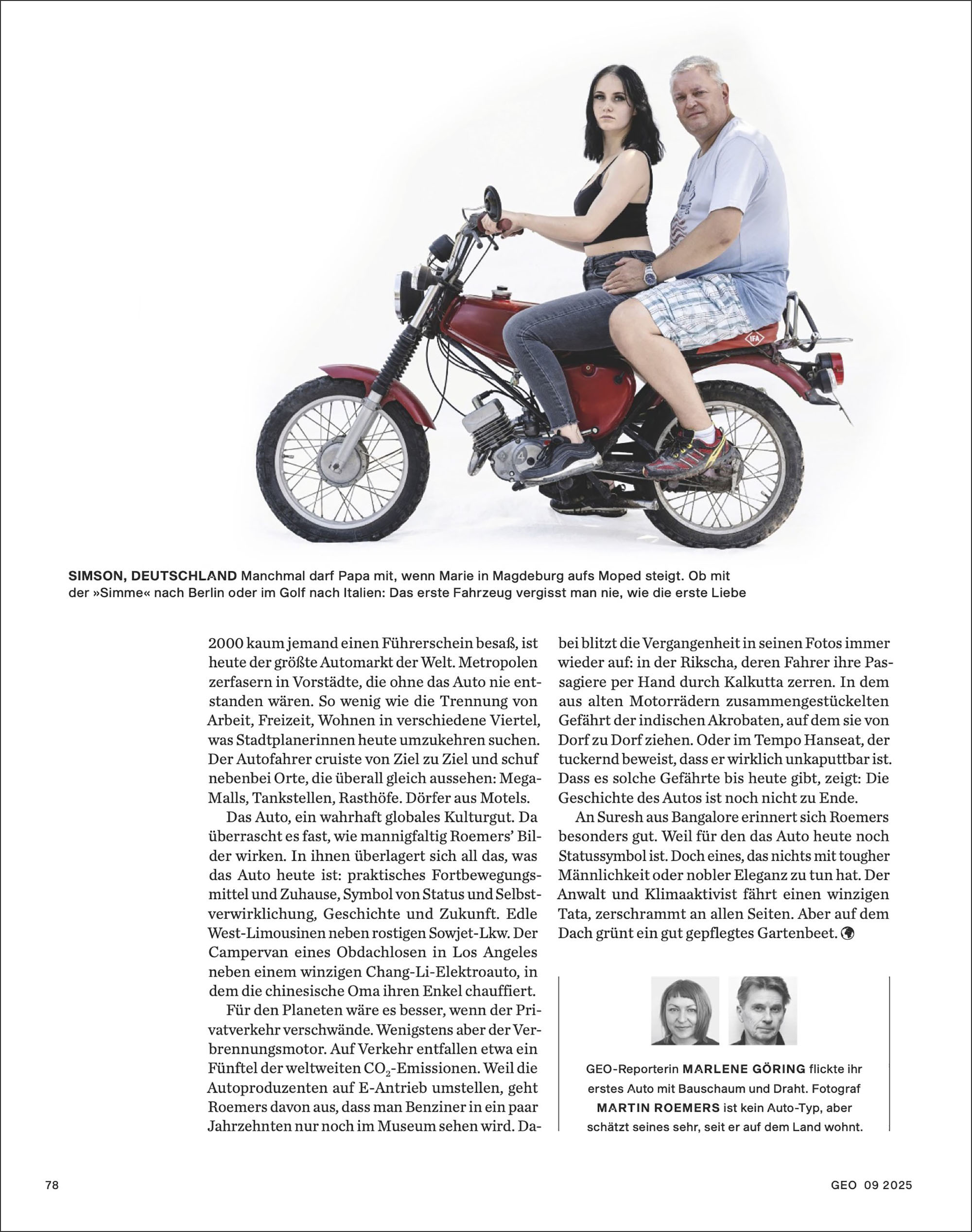 Martin Roemers in GEO magazine, Germany — Panos Pictures